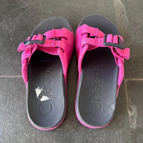 Chaco | Shoes | Chaco Kids Chillos Slide Pink Size | Poshmark